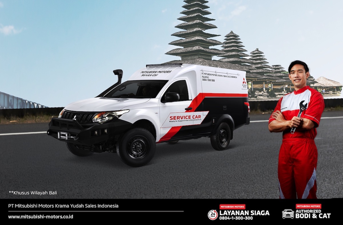 Mitsubishi “Peduli Banjir Bali” Melibatkan Fsilitas Bodi & Cat - bridgeout